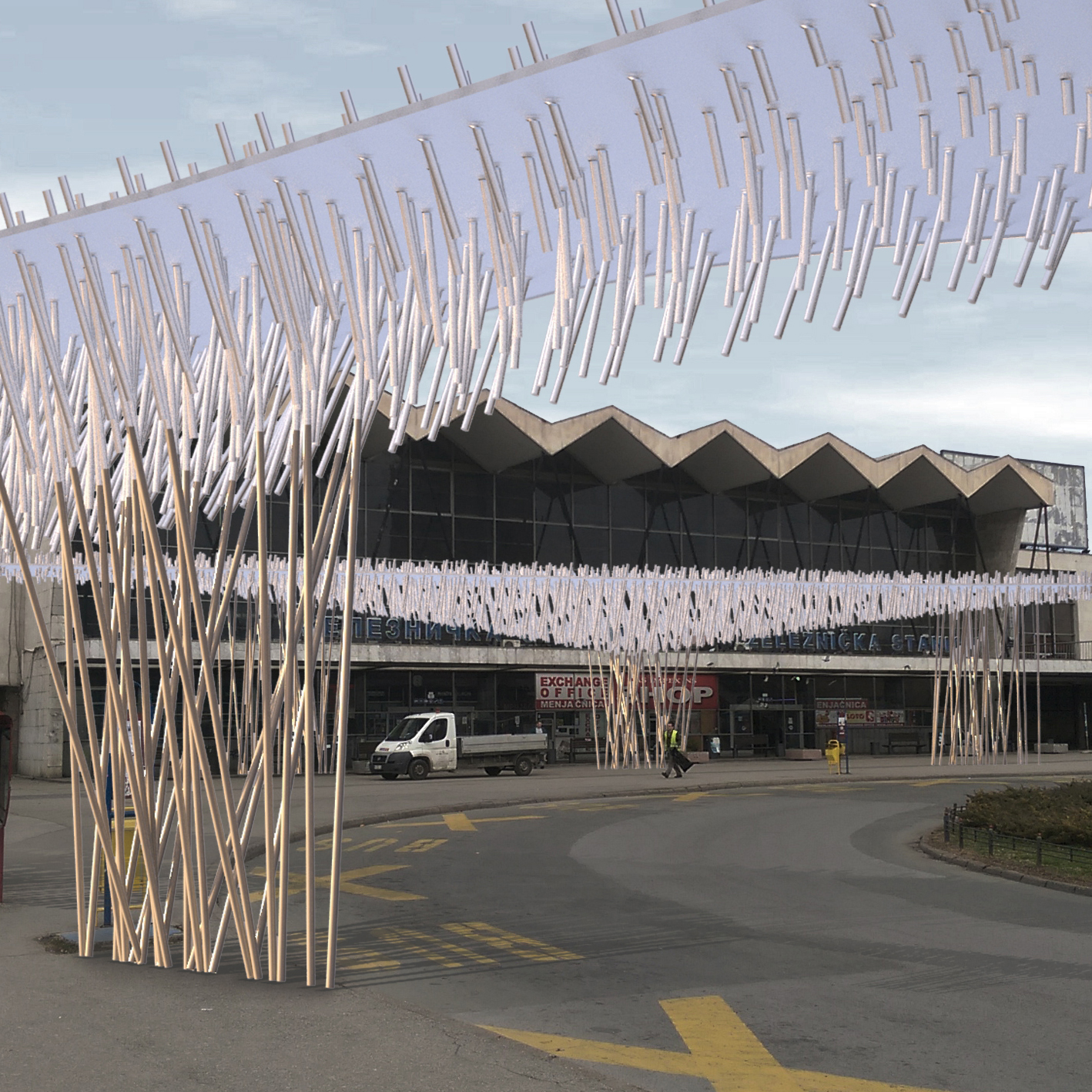 Railway Station Canopy in Novi Sad - Digital Techniques, Design and ...